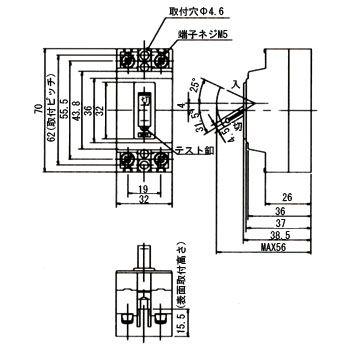 Panasonic 〔即納〕BJS2032N パナソニック 小形漏電ブレーカ 2P2E 30AF O.C付 20A 30mA BJS-2032N : らんぷや - 通販 - Yahoo!ショッピング