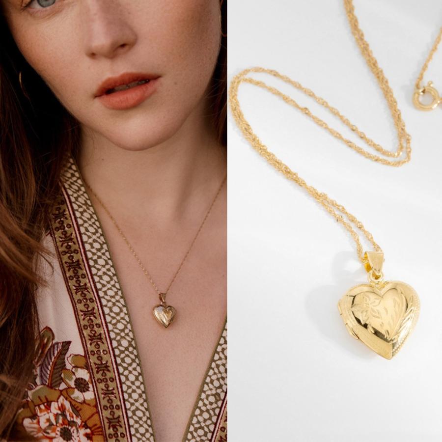 LOUISE DAMAS（ルイーズダマス） Eve medal heart pendant ハート ネックレス ロケット : import ...