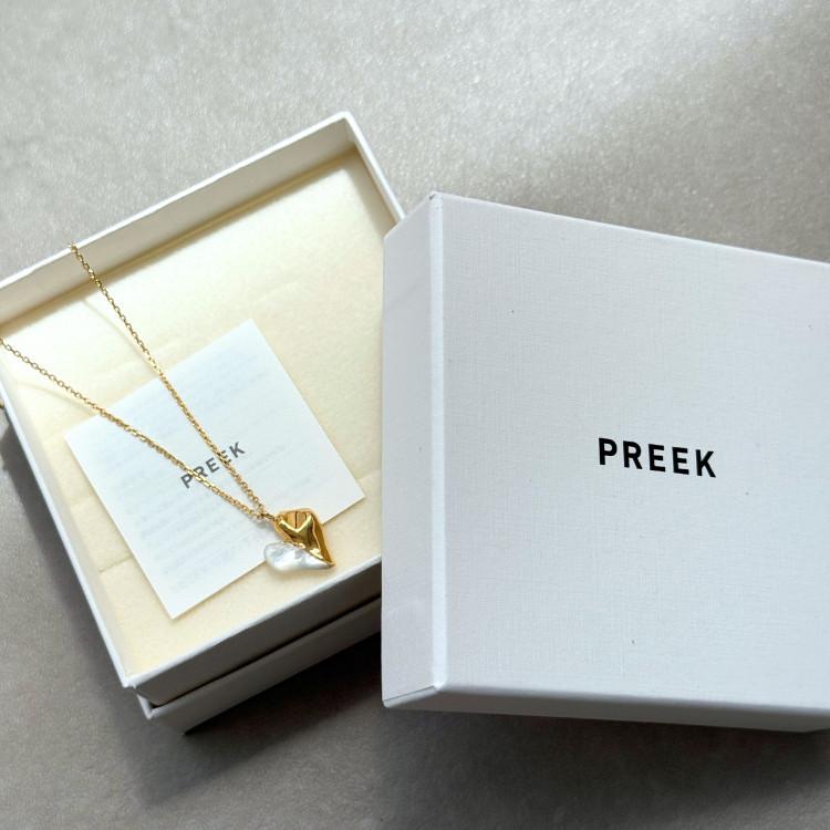 Preek PREEK プリーク Heart Pearl ネックレス ハート パール : import select L&C - 通販 ...