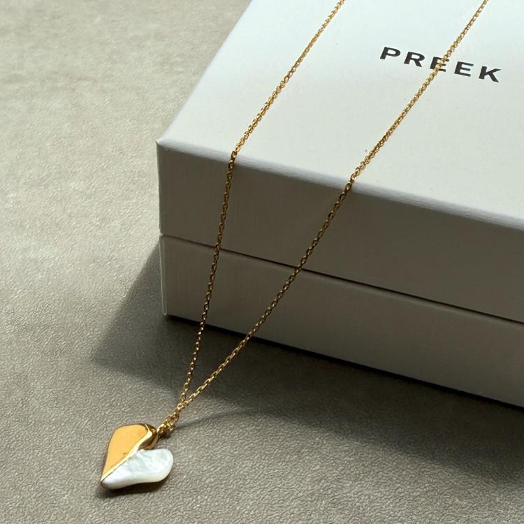 Preek PREEK プリーク Heart Pearl ネックレス ハート パール : import select L&C - 通販 ...