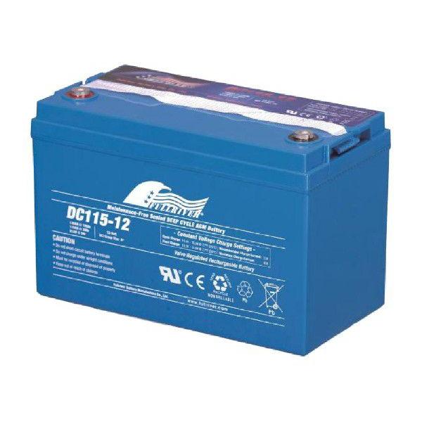 FULLRIVER DC115-12 AGM VRLA バッテリー 12V/115Ah 長寿命/メンテナンスフリー/ディープサイクルバッテリー ...