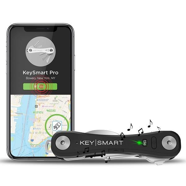 正規品 KEYSMART PRO ブラック キースマート プロ tile 内臓 LEDライト 付き トラッキング キーケース ...