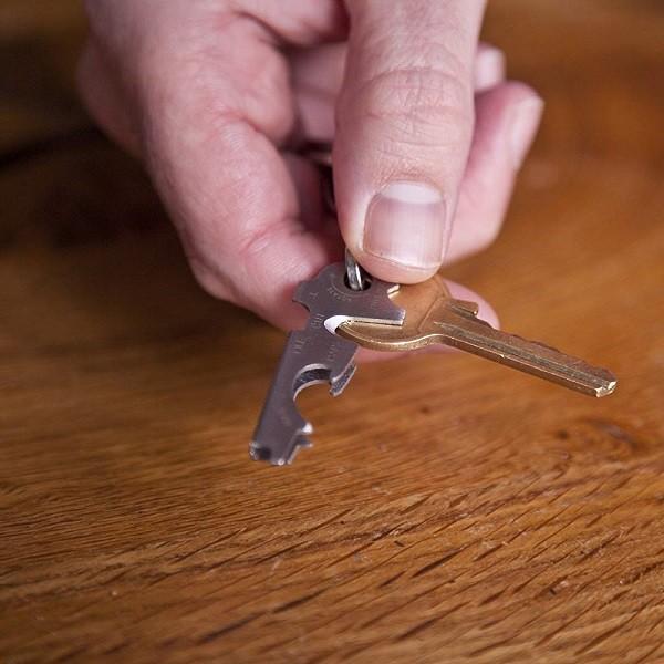 TRUE UTILITY 8 in 1 KEY TOOL トゥルーユーティリティー キーツール 多機能マルチツール キーリング付 ...