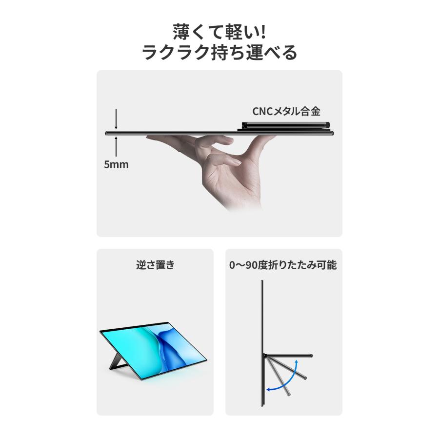 EHOMEWEI モバイルモニター RQ-170NW 高性能 2.5K 高画質 EHOMEWEI モバイルモニター RQ-170NW 高性能 2.5K 高画質