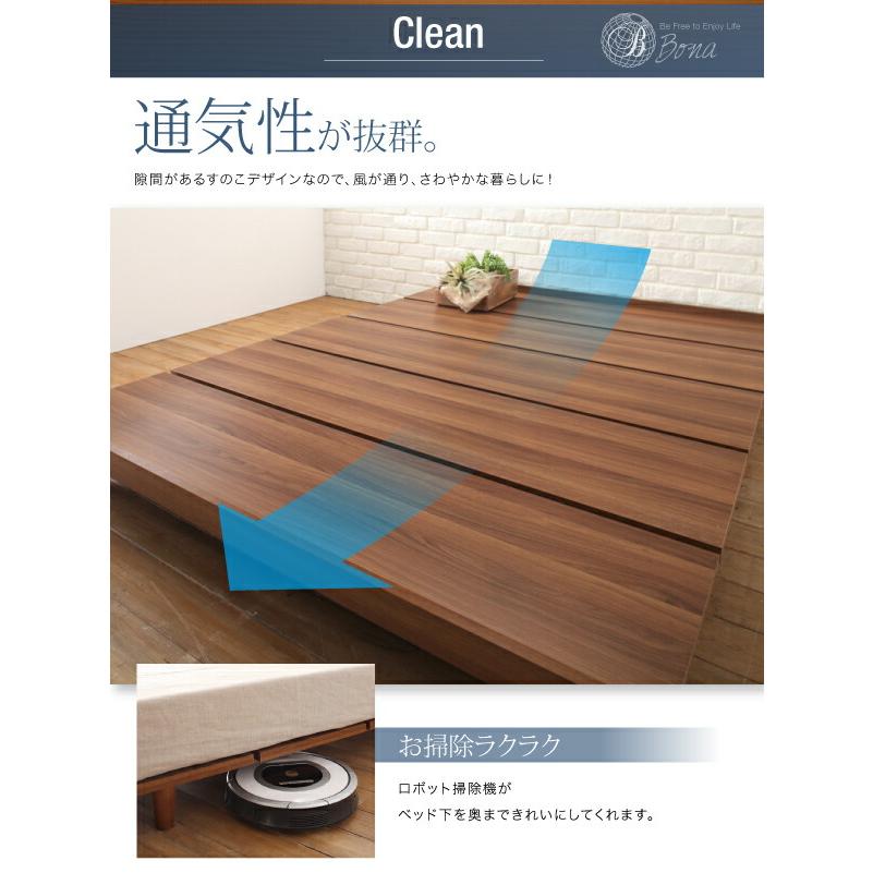 デザインボードベッド セミシングル 国産カバーポケットコイルマットレス付き 木脚タイプ ステージ フレーム幅100 : LANRANヤフー店 - 通販 - Yahoo!ショッピング