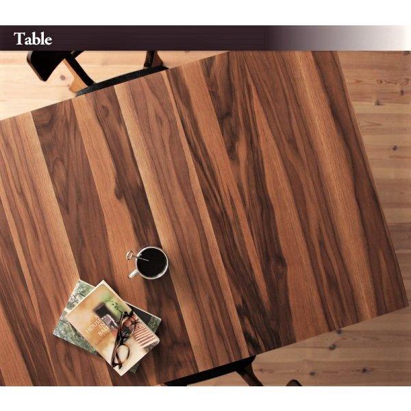 ダイニング ダイニングテーブル W120-180 天然木 ウォールナット エクステンション :040600854:LANRANヤフー店 - 通販 - Yahoo!ショッピング