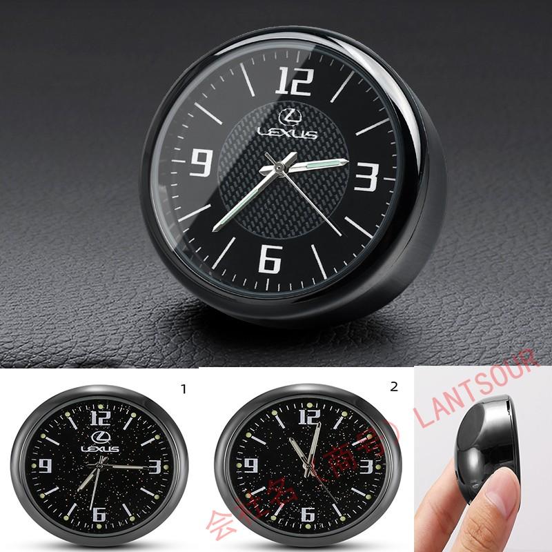 レクサス LEXUS IS LS RX NX CT LC RC GS LX UX ES HS NX UX260H車載用 クオーツ時計 インテリア 蓄光 クォーツ ボタン電池式 さす針夜光 ...