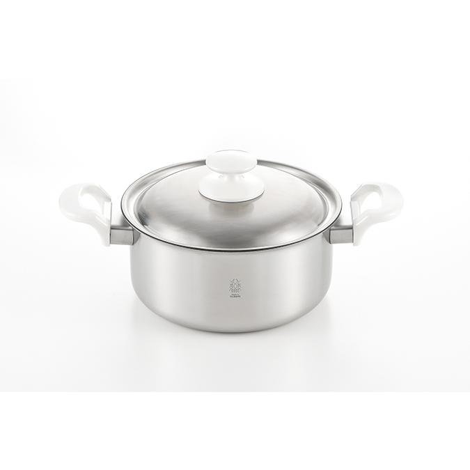 BON 2層鋼両手鍋20cm (BO-03) 3.2L IH対応 ソースポット 煮込み 茹で 蓋付 ふっ素加工 シルバー ステンレス ボン 霜龍器物【日本製】 : パレットYahoo!ショップ ...