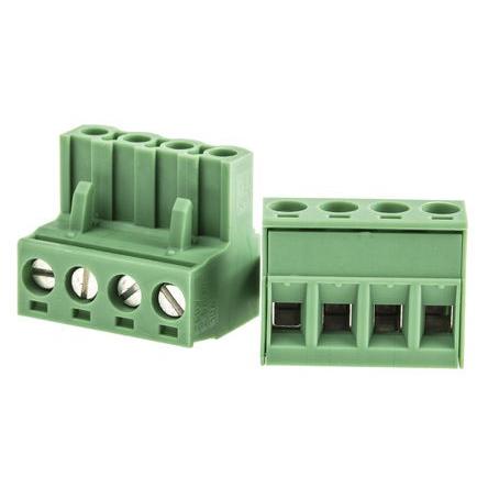 Phoenix Contact 中継用端子台 4極 5.08mm ピッチ 1757035 : 189-6032 : 機械工具のラプラス ...