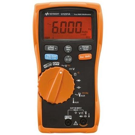 KEYSIGHT デジタルマルチメータ (ハンドヘルドタイプ)分解能：0.1mV dc U1231A : 機械工具のラプラス - 通販 ...