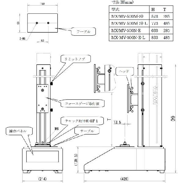 イマダ 電動計測スタンド MX-500N :MX-500N:機械工具のラプラス - 通販 - Yahoo!ショッピング