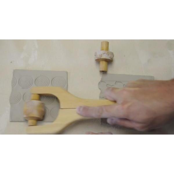 ☆ 陶芸 小道具 陶芸用品 印花 ローラー MRL-12 送料無料 : LaraClays - 通販 - Yahoo!ショッピング