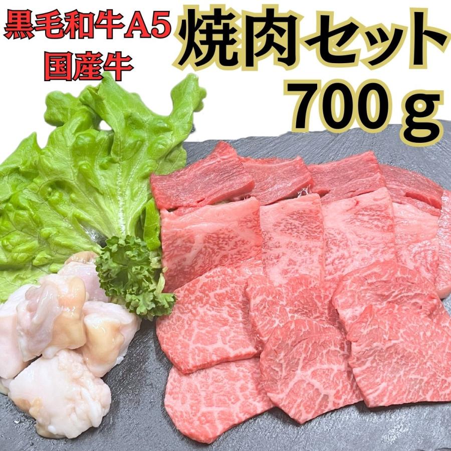 黒毛和牛A5 国産 焼肉セット700g カルビ ホルモン 赤身 : LaReal - 通販 - Yahoo!ショッピング