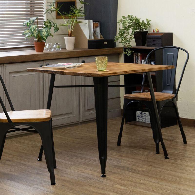 【離島配送不可】Mercuryヴィンテージダイニングテーブル80x80 BK/SV サカベ ダイニングテーブル 東京百貨店 : 東京百貨店 - 通販 - Yahoo!ショッピング