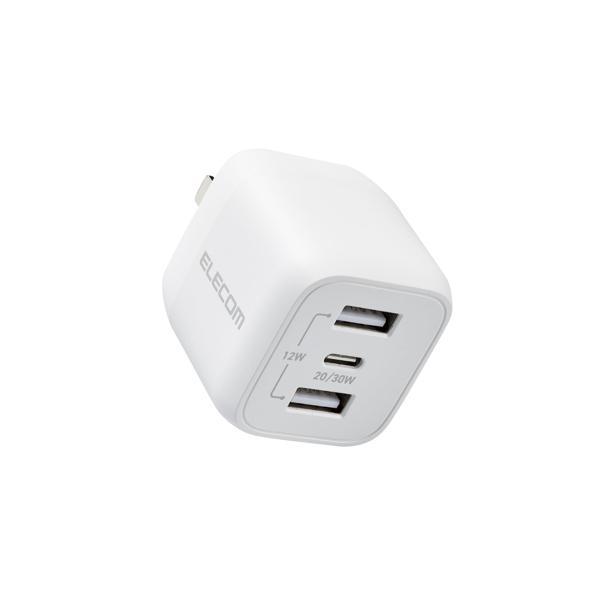 ELECOM エレコム MPA-ACCP4032WH USB Type-C 充電器 PD対応 Type-C×1 USB-A×2 合計出力 32W ホワイト : LARGO Yahoo!店 ...