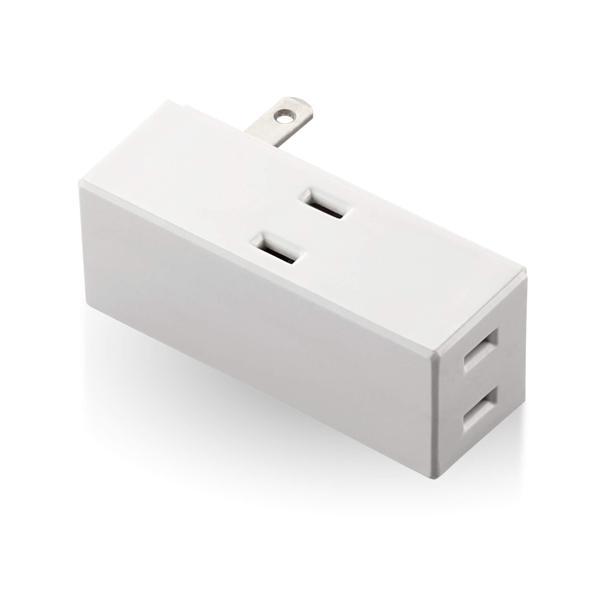 ELECOM エレコム T-TR04-2300WH トリプルタップ サイドタップ 3個口 ホワイト : LARGO Yahoo!店 - 通販 - Yahoo!ショッピング