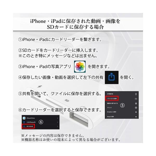 iPhone iPad SD カードリーダー 4in1 USB 接続 Lightning データ 転送 写真 バックアップ SDカード TFカード USBメモリ ((S : LARGO ...