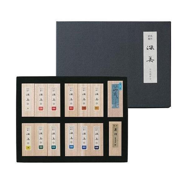 呉竹 AK8/14V 彩墨 深美 14点セット :FK40128-A2207:LARGO Yahoo!店 - 通販 - Yahoo!ショッピング