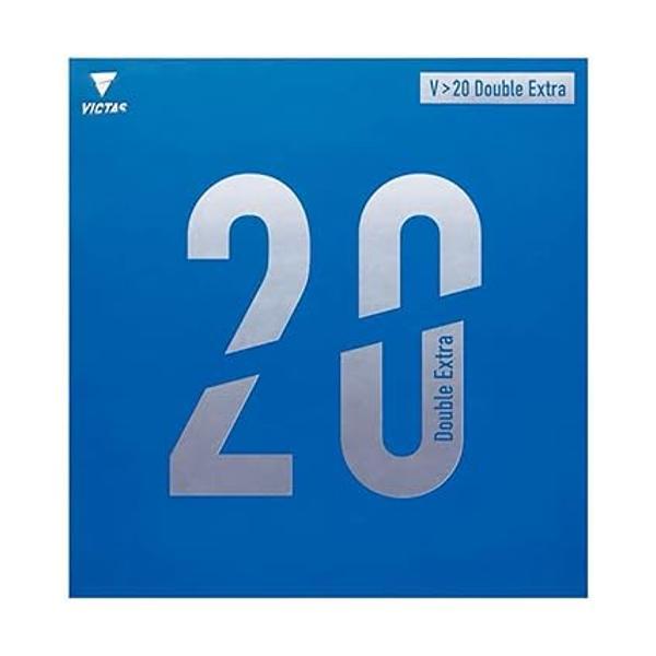 VICTAS ヴィクタス 卓球 ラバー V>20 Double Extraダブルエキストラ 裏ソフト ブラック0020 1.8 200080 : LARGO Yahoo!店 - 通販 ...