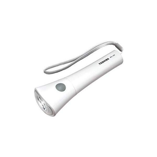 TOSHIBA 東芝 懐中電灯 LED 単1用 ホワイト 約長さ30.2cm KFL-12NW : LARGO Yahoo!店 - 通販 - Yahoo!ショッピング