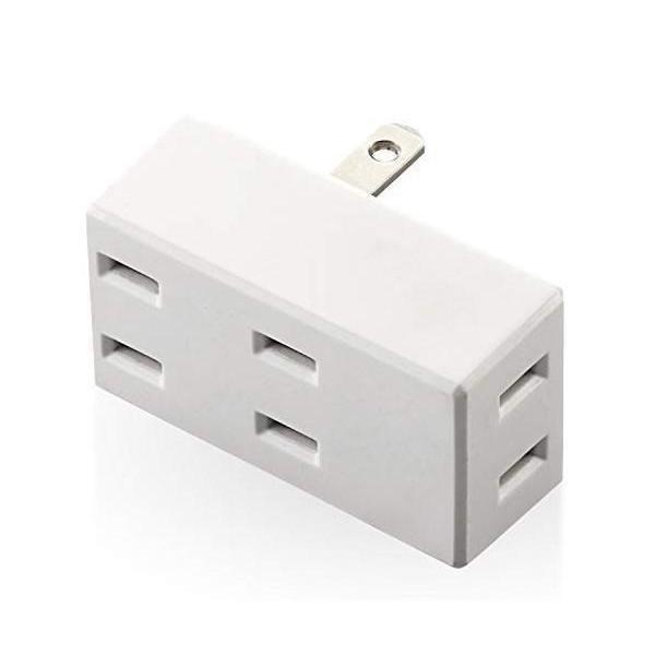 エレコム コンセントフロントタップ 3個口 ホワイト T-TR02-2300WH : LARGO Yahoo!店 - 通販 - Yahoo!ショッピング