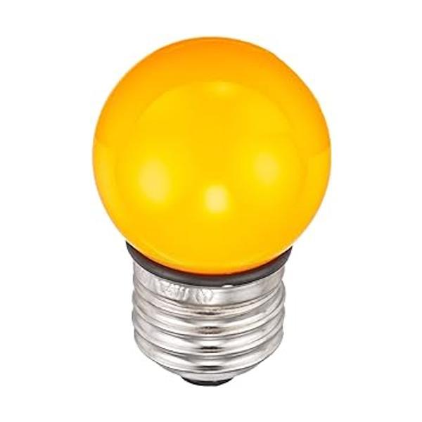 ELPA エルパ LED電球G40形 LED電球 照明 E26 黄色 防水設計 IP65 LDG1Y-G-GWP253 : LARGO Yahoo!店 - 通販 - Yahoo!ショッピング