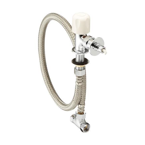 SANEI（水栓金具） 三栄水栓 Y5050TVA-1S-13 食洗機用分岐止水栓セット ホース接続ワンタッチ 自動止水機能 80cmフレキ付き : LARGO Yahoo!店 - 通販 ...