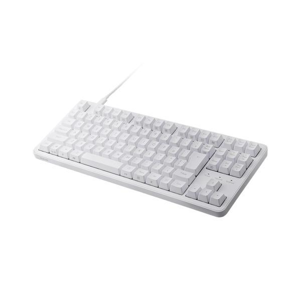 ELECOM エレコム TK-MC30UKTWH メカニカルキーボード Leggero 有線 テンキーレス Nキーロールオーバー対応 ホワイト : LARGO Yahoo!店 - 通販 ...