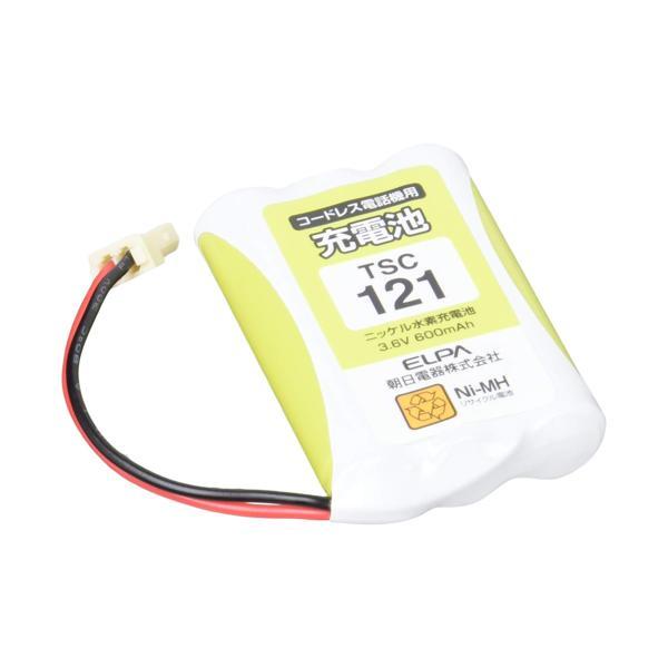 ELPA エルパ 電話機用充電池 パナソニック他同等品 電池パック 3.6V 600mAh ニッケル水素充電池 TSC-121 : LARGO Yahoo!店 - 通販 - Yahoo!ショッピング