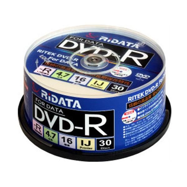 RITEK RiTEK D-R16X47G.PW30SP B デ-タ用 DVD-R 4.7GB 一回記録 プリンタブル : LARGO Yahoo!店 - 通販 - Yahoo!ショッピング