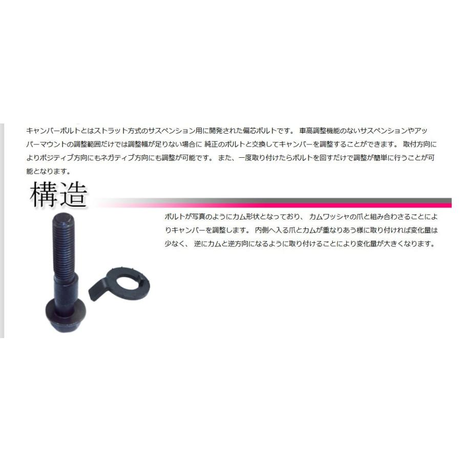 Largus ラルグス キャンバーボルト スイフトスポーツ ZC32S フロント 2本セット : 01060177012-qq-47 : LARGUS ONLINE SHOP - 通販 ...