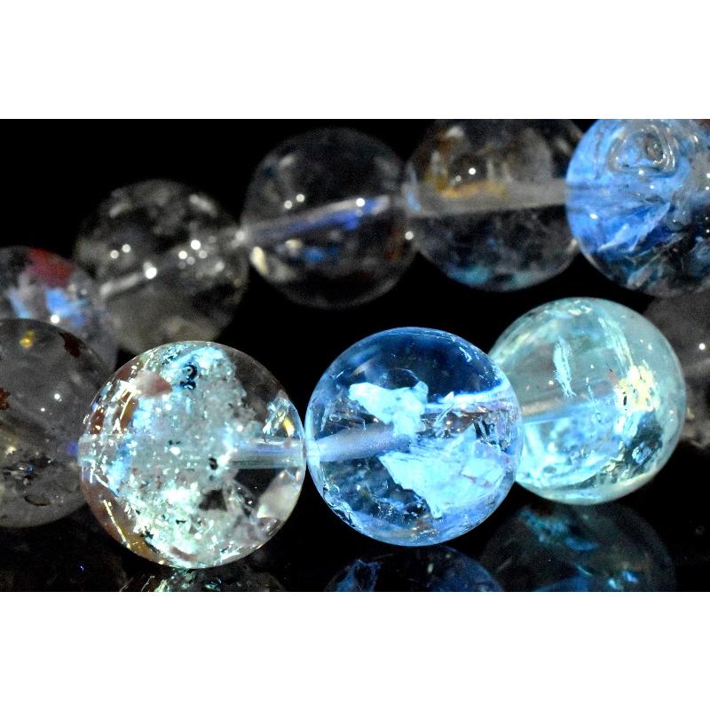 【1点物】希少 ライモナイト入り オイルインクォーツ(石油入り水晶) 13mm ブレスレット _MA2122 : ラトリエ - 通販 ...