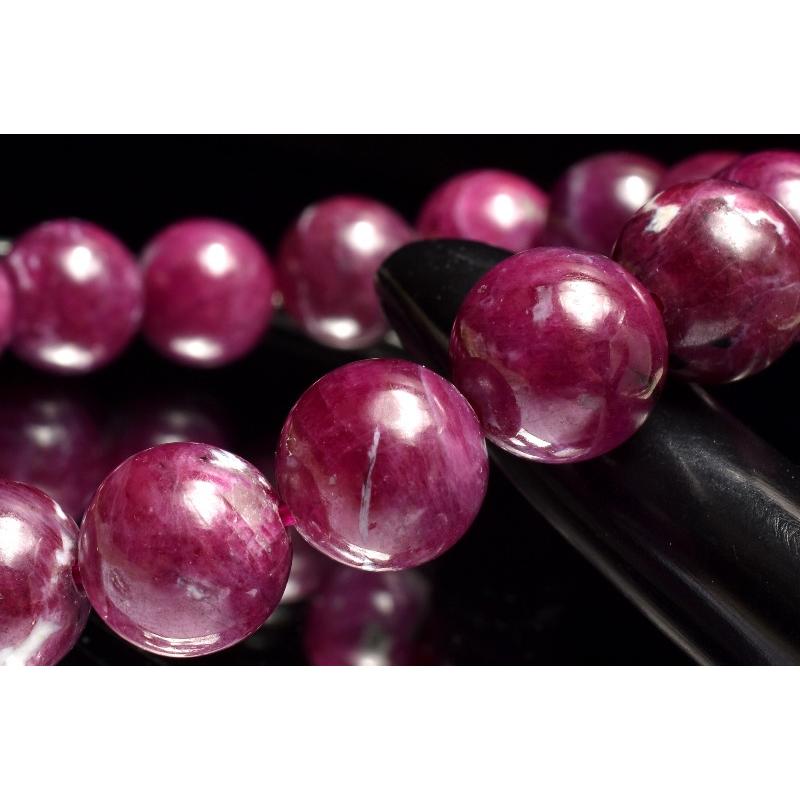 【1点物】透け感あり 希少 ルビーインクォーツ 11mm ブレスレット _MC2026 : ラトリエ - 通販 - Yahoo!ショッピング