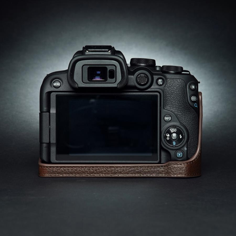 TP Original Canon EOS R10 用 ボディーハーフケース ダークブラウン [国内正規品] : スマイルカメラYahoo店 - 通販 - Yahoo!ショッピング