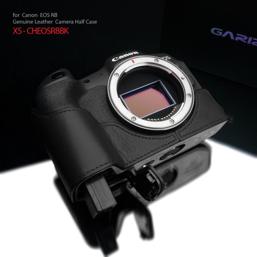 GARIZ GARIZ/ゲリズ Canon EOS R8/RP 兼用 本革カメラケース XS-CHEOSR8BK ブラック : スマイルカメラ ...