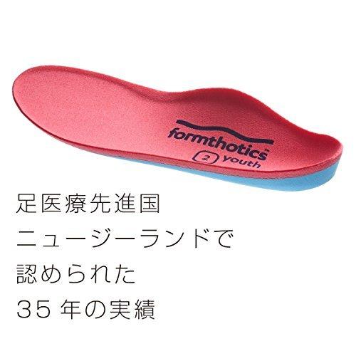 フォームソティックス Formthotics Youth インソール Dual 赤 青 Y1サイズ 17-18.5cm 熱販売