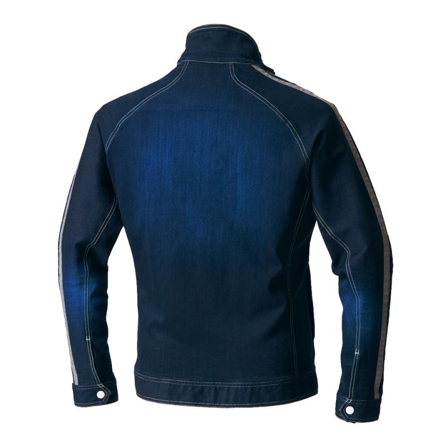 寅一 寅壱 デニム長袖ブルゾン 8990-124 コンM〜3Lサイズ 作業着 作業服 通年 ストレッチ : lavoro - 通販 - Yahoo!ショッピング