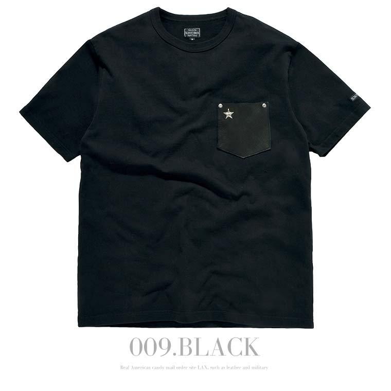 Schott N.Y.C ショット LEATHER POCKET T-SHIRT レザーポケットT Schott N.Y.C ショット LEATHER POCKET T-SHIRT レザーポケットT