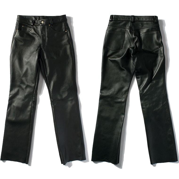 Schott N.Y.C ショット ブーツカット レザーパンツ 604 【USA Schott N.Y.C ショット ブーツカット レザーパンツ 604 【USA