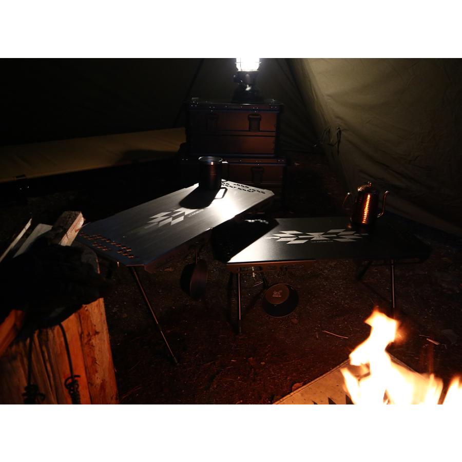 FUTURE FOX Navajo Takibi Side Table キャンプ テーブル 高さ調整可能 2WAY ナバホ柄 アルミ 【南信州発アウトドアブランド】 : FUTURE FOX ...