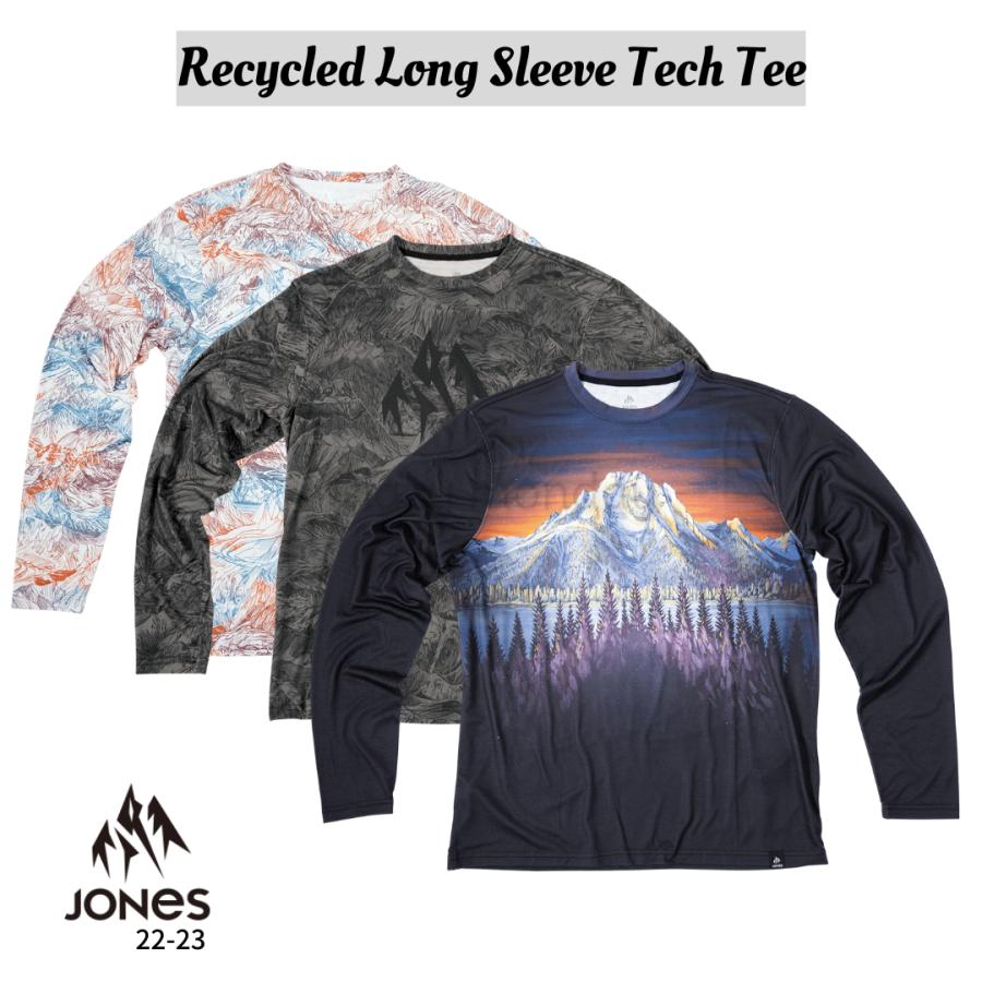 JONES SNOWBOARDS ジョーンズ ベースレイヤー Recycled Long Sleeve Tech Tee スノーボード スキー ...