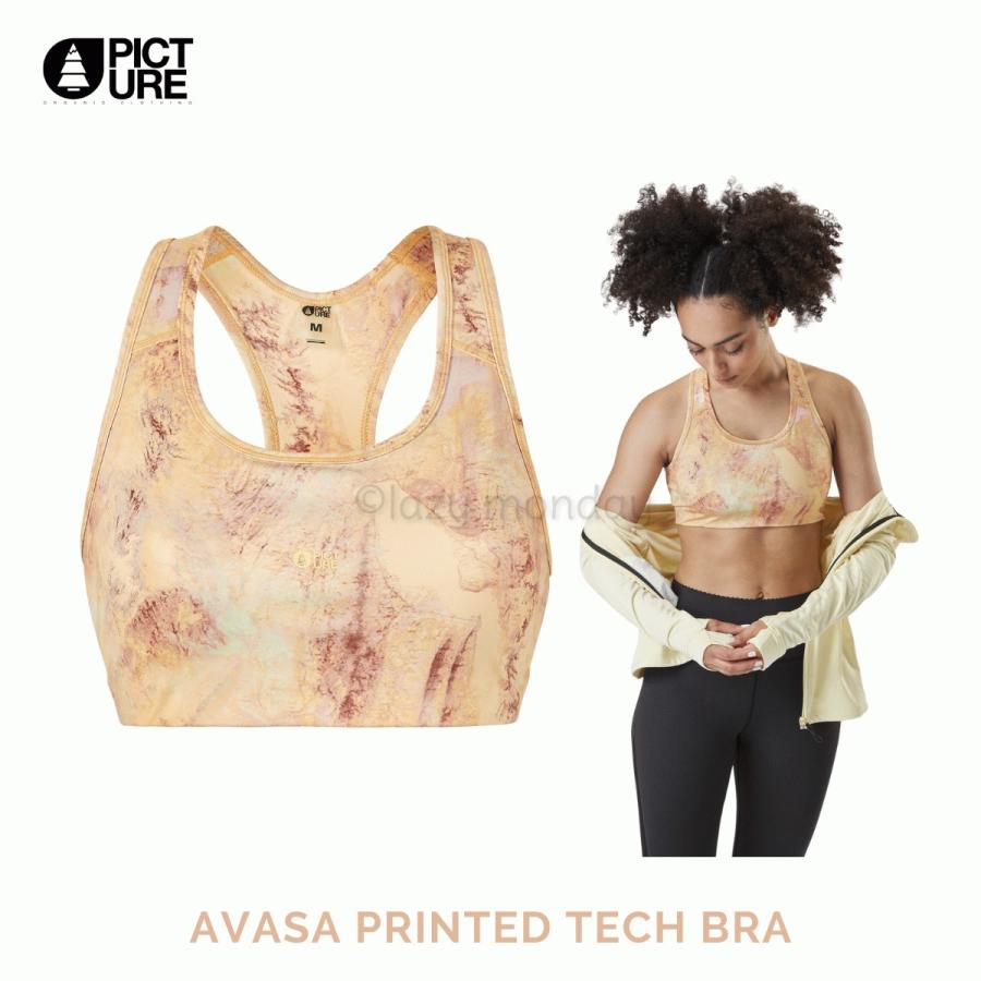 PICTURE ORGANIC CLOTHING AVASA PRINTED TECH BRA レディース スポーツ ブラ 正規販売店 ...