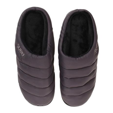 SUBU スブ（SUBU）（メンズ、レディース） モックシューズ サンダル 冬用 黒 SB-23 SB-43 SB-13 スブ グレー カーキ ブラック 防寒 室内履き スリッポン : L ...