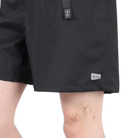 KiU キウ（Kiu）（メンズ、レディース）レインウェア レインパンツ 雨具 防水 ウォータープルーフ ショーツ K206-900 BK : L-Breath Yahoo!店 - 通販 ...