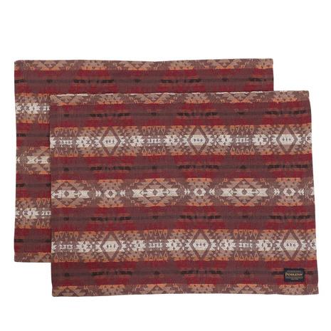 PENDLETON ペンドルトン（PENDLETON） ランチョンマット MTBrown 19804252075000 ブラウン 2枚セット 食卓 キャンプ : L-Breath Yahoo ...