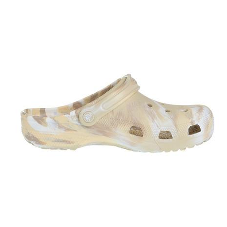 crocs（クロックス） （メンズ、レディース）サンダル クラシック マーブル クロッグ ベージュ 206867-2Y3-2023 シャワサン ...