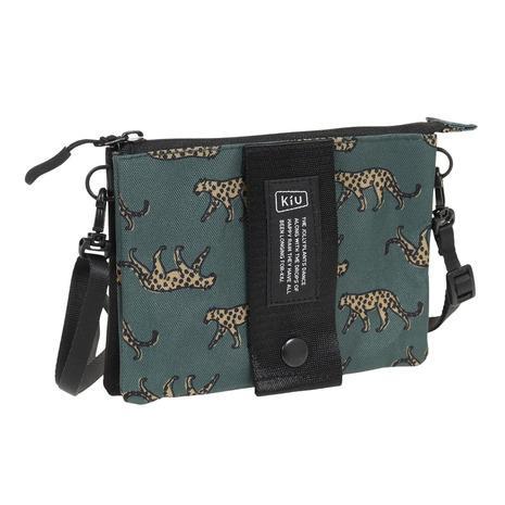 KiU キウ（Kiu）（メンズ、レディース）サコッシュ エチケットポーチ K188-175 レオパード ダークグリーン : L-Breath Yahoo!店 - 通販 - Yahoo!ショッピング