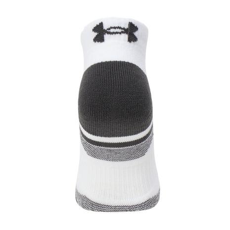 UNDER ARMOUR（アンダーアーマー） （メンズ）パフォーマンステック ローカット ソックス 3足組 1379504 100 白 防臭 ...