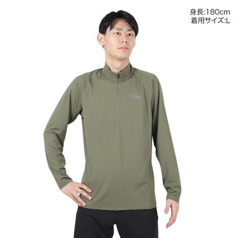 POLEWARDS POLEWARDS（メンズ）長袖 ロンT DRY COMFORT ハーフジップTシャツ PW2RJB03 : L-Breath Yahoo!店 - 通販 - Yahoo ...