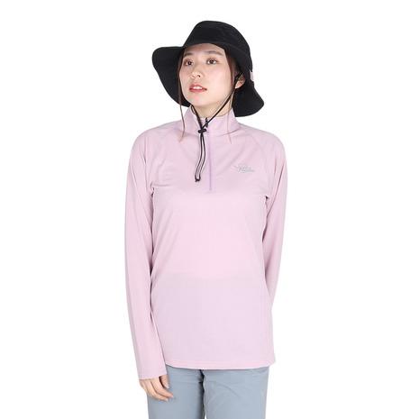 POLEWARDS POLEWARDS（レディース）軽量 ストレッチ ドライ COMFORT ハーフジップTシャツ PW2RHB10 : L-Breath Yahoo!店 - 通販 ...